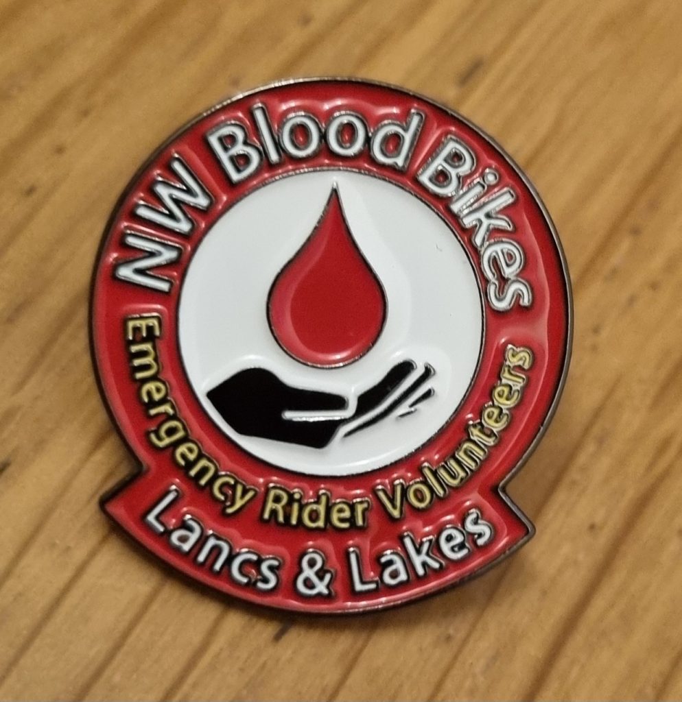Pin Badge - North West Blood Bikes